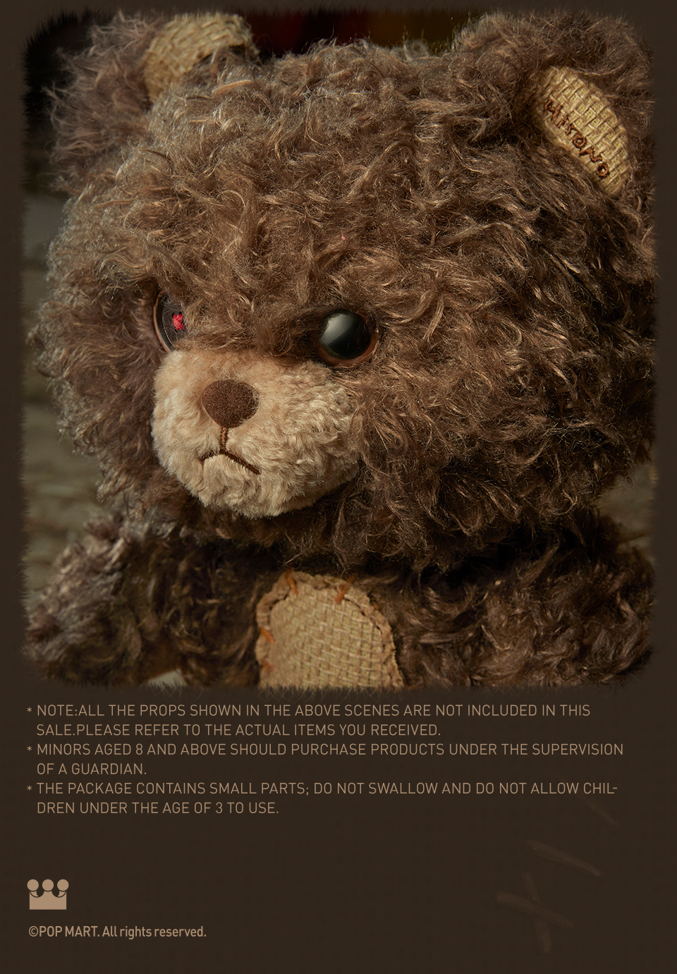 POP MART Hirono Bear Vinyl Plush Doll | Shopee Malaysia
