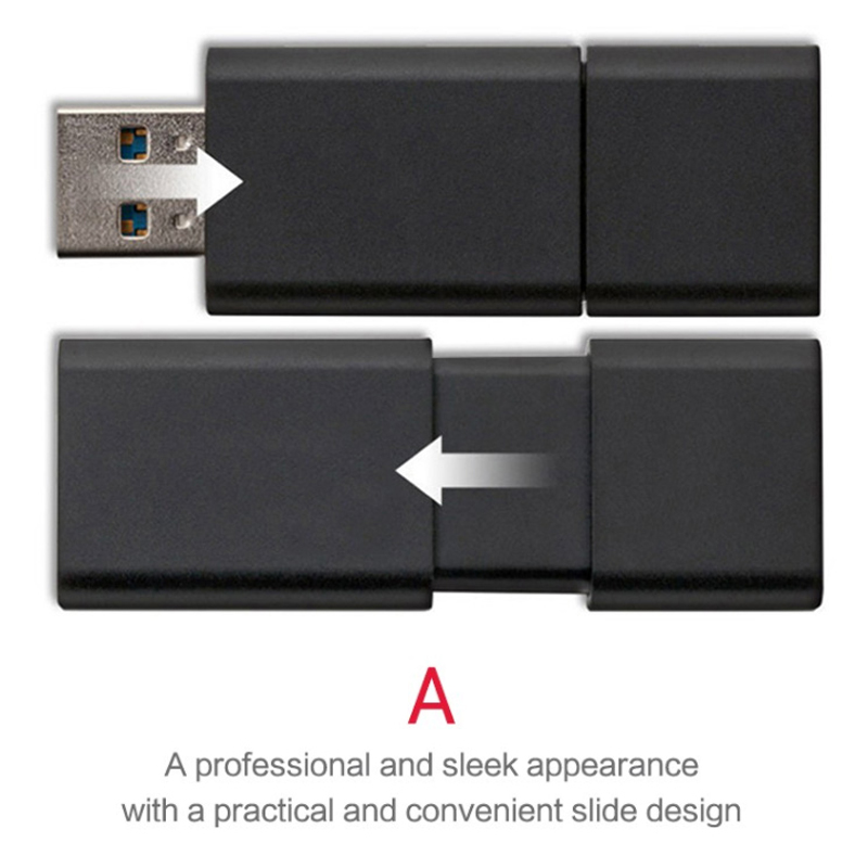 Black Flash Memory Driver 256GB/128GB/64GB/32GB/8GB/16GB USB3.2 High ...