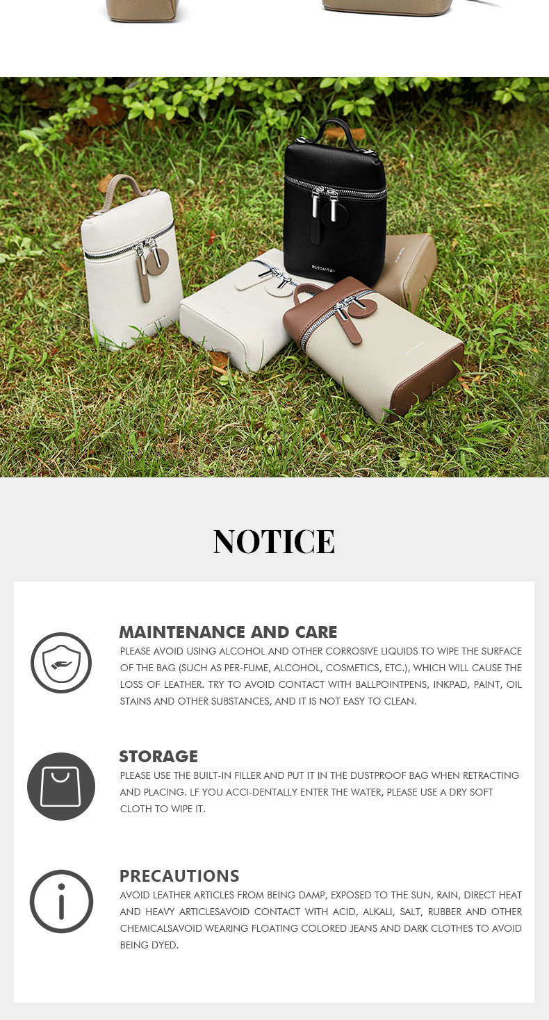 Bostante Handbag Fashion Women's Rectangular Small Box Chain Beg Tangan ...