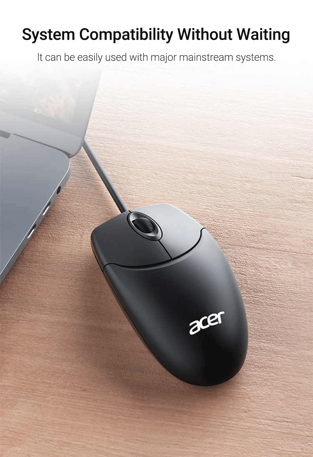 Acer Wired Mouse USB Economic Cheaper Mouse Office Mouse For Laptop ...