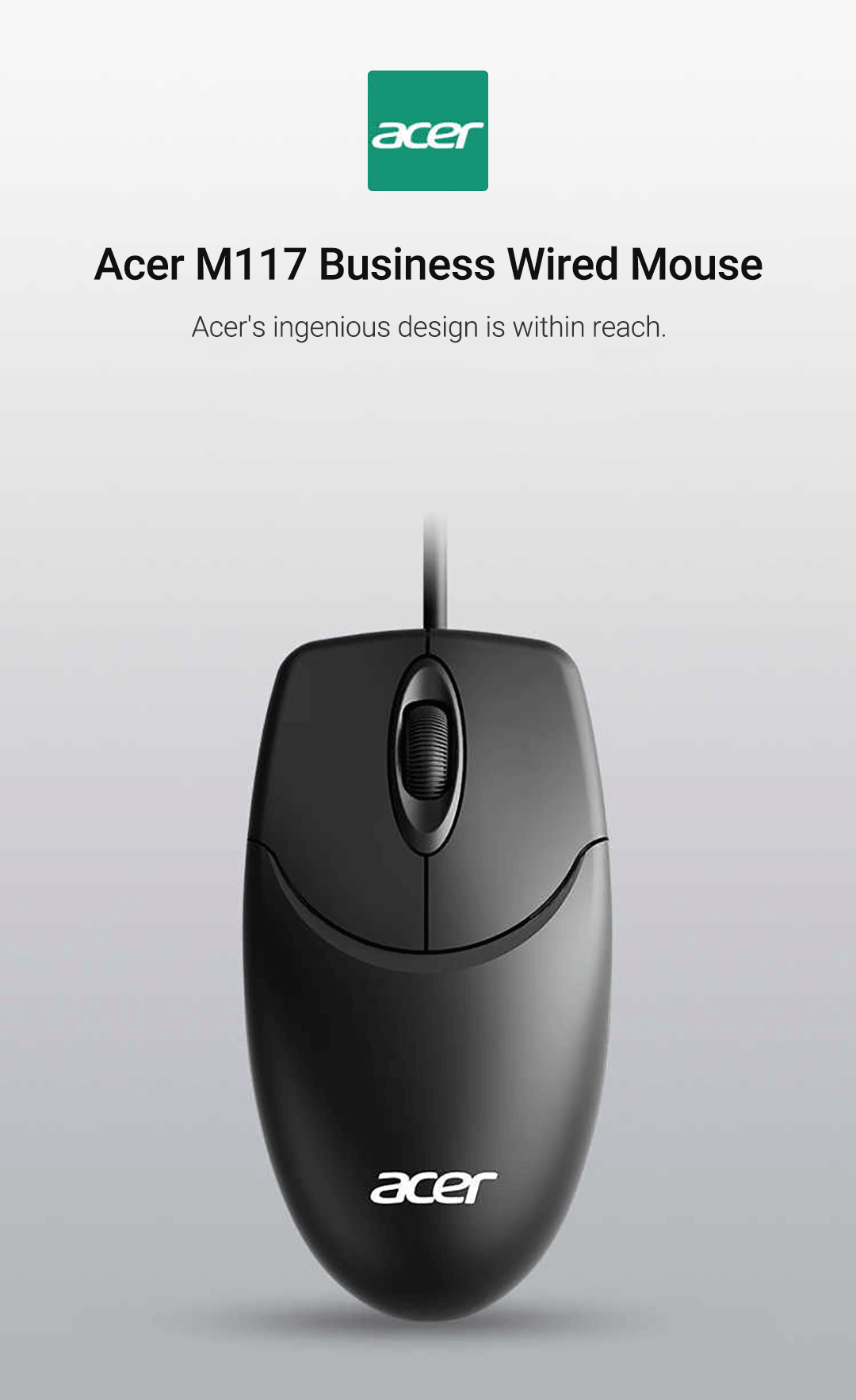 Acer Wired Mouse USB Economic Cheaper Mouse Office Mouse For Laptop ...