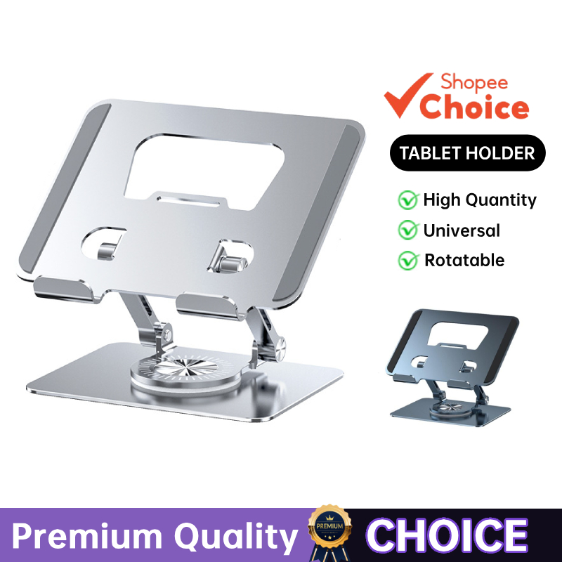 New Metal Laptop and Phone Stand, Foldable Desktop Holder with Rotating ...