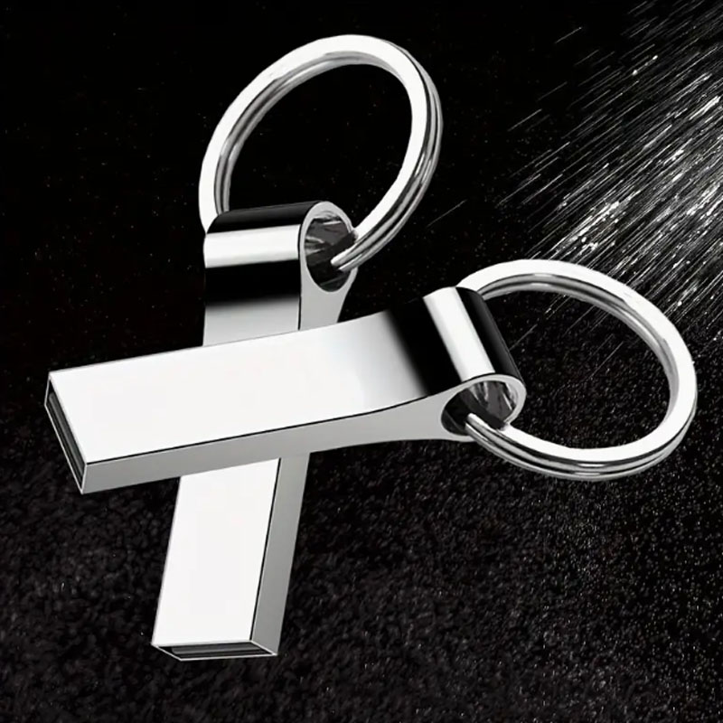 Silver Metal Flash Memory Driver, Support Customized Personal Logo ...