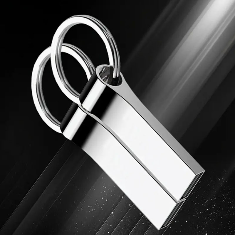 Silver Metal Flash Memory Driver, Support Customized Personal Logo ...