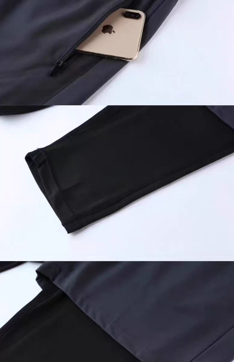 M-5XL Men's 2 in 1 Running Sport Pants Seluar Sukan Lelaki 运动短裤 健身裤 ...