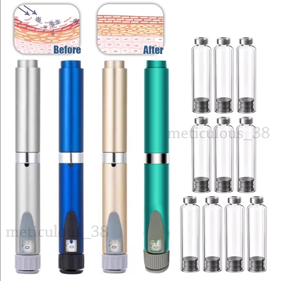 Magic Pen Tattoo Pen 10pcs Insulin Cartridges 3ml Empty Cassette Bottle ...