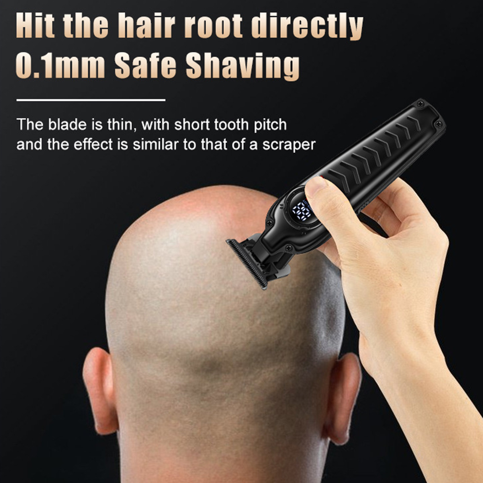 Professional Barber Cordless Hair Trimmer 0mm Zero Gapped Carving ...