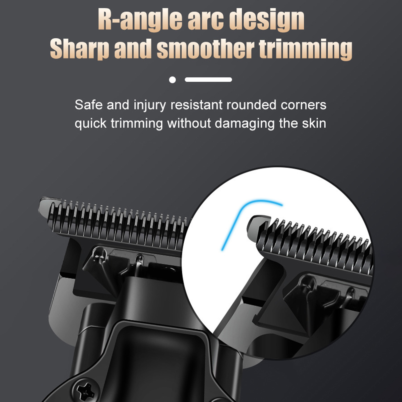 Professional Barber Cordless Hair Trimmer 0mm Zero Gapped Carving ...