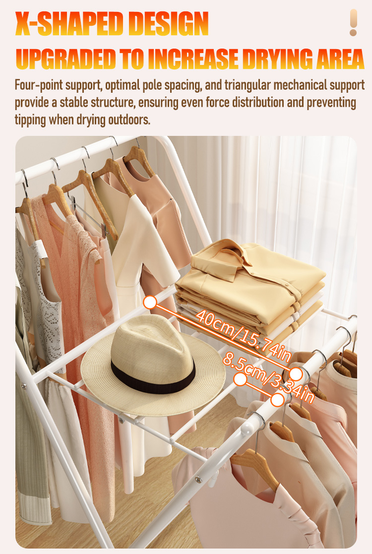 Simple clothes rack coat rack floor household vertical rack dormitory ...