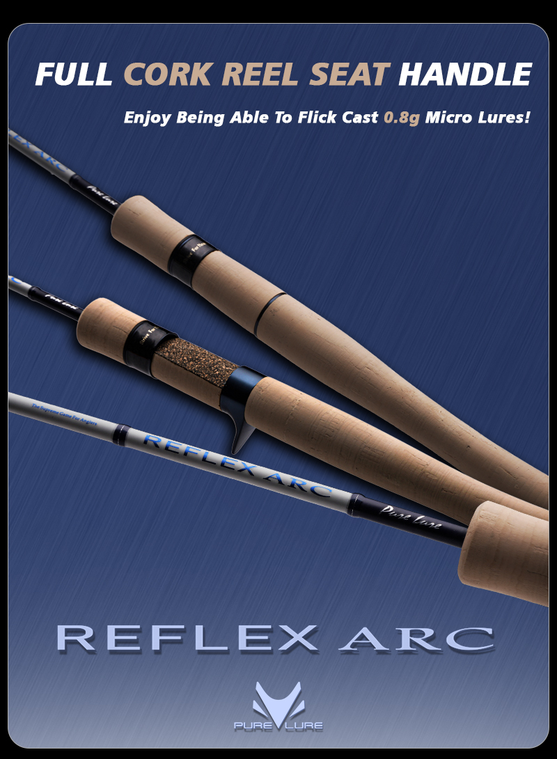 PURELURE REFLEX ARC Flick Cast 0.5-12g BFS Rod 6FT Toray Carbon T1100 ...