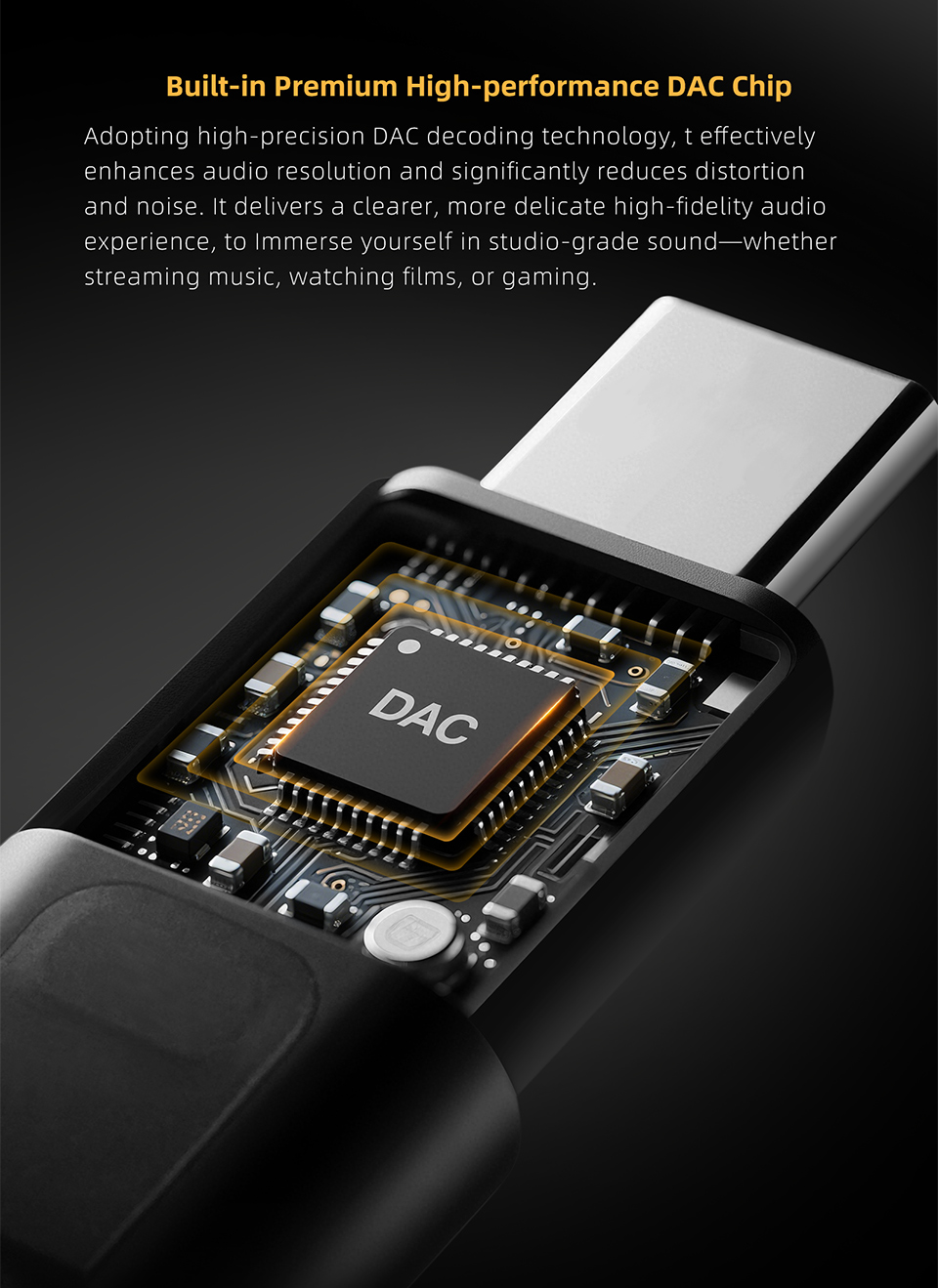 KZ AM02 Portable Digital DAC Amplifier Type-C To 3.5mm Integrated ...