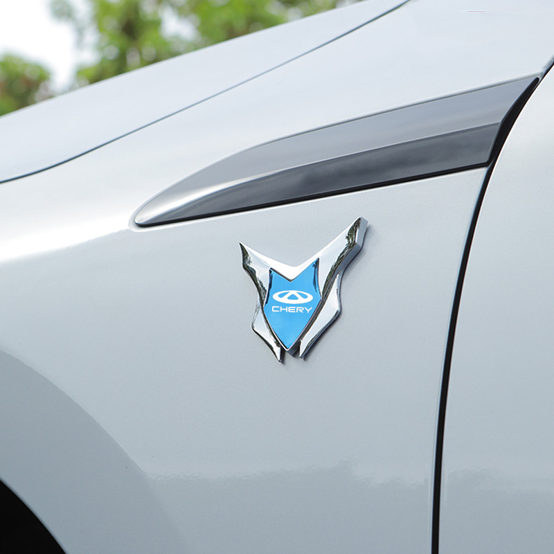 Chery Car New zinc alloy 3D stereoscopic car window sticker engine hood ...