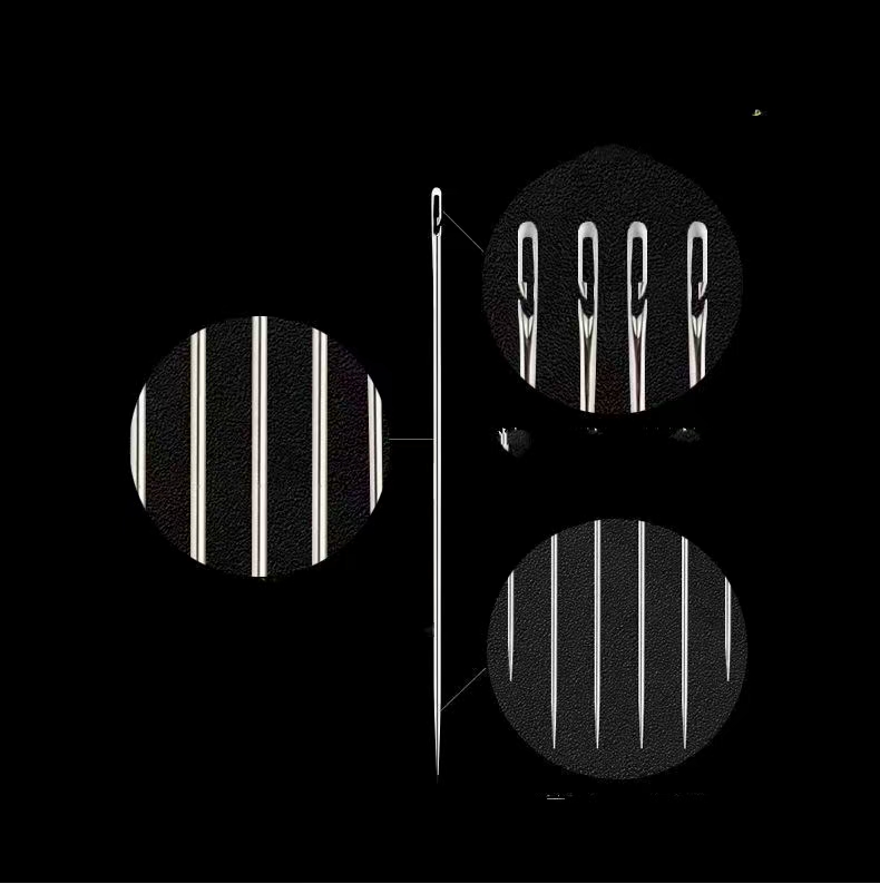 Sewing needle set with 30 eyelets, wooden needle case, multi-purpose ...