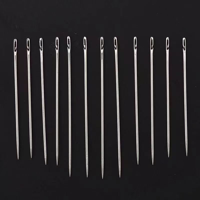 Sewing needle set with 30 eyelets, wooden needle case, multi-purpose ...