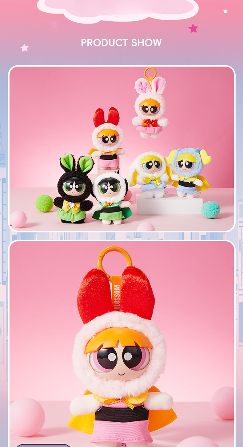 MINISO Official Powerpuff Girls Series-Transformable Girl Pendant Blind ...