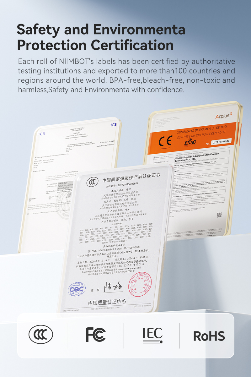 Niimbot B1/B21/B21Pro/B31/B3S Label Sticker Price Tag Label Food Label ...