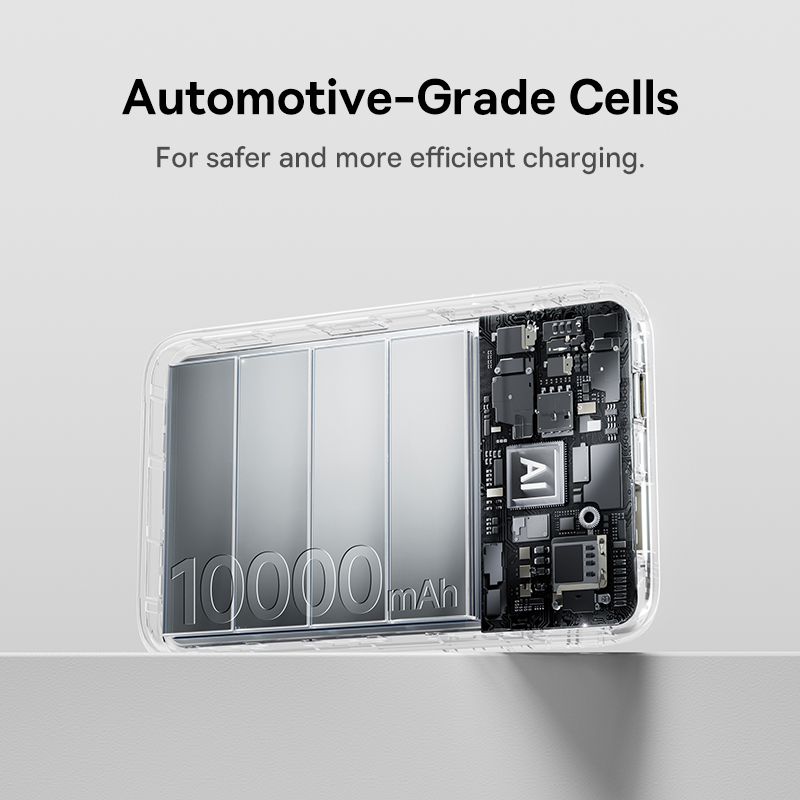 【CCC Certified】Baseus FC11 Power Bank Dual-Cable Digital Display 3C ...