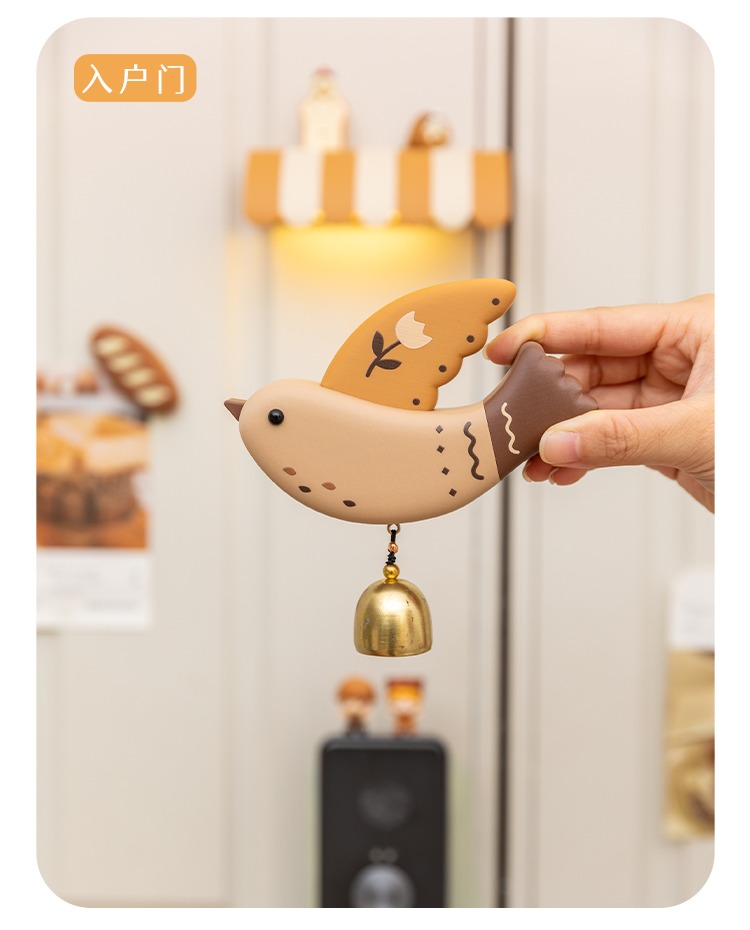 Creative Doorbell High-Appearance Cute Copper Bell Entry Door Hanging ...
