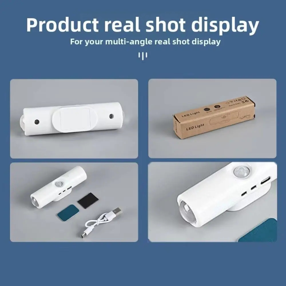 Foldable Led Light Smart Motion Human Sensor Light, USB Rechargeable ...