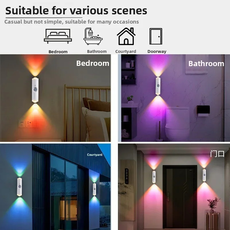 Foldable Led Light Smart Motion Human Sensor Light, USB Rechargeable ...