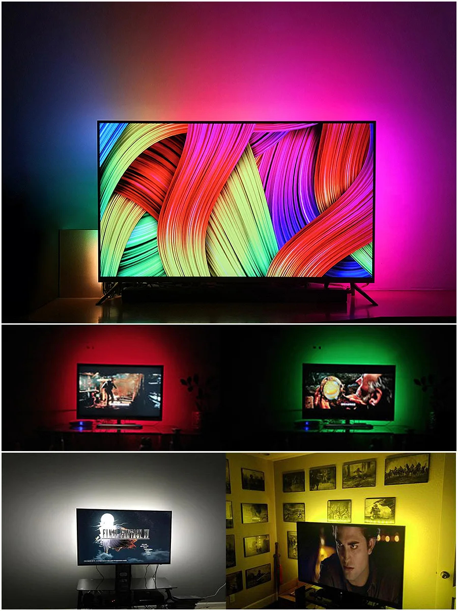 RGB LED Strip Light SMD 5050 USB Remote & APP Control Bluetooth ...