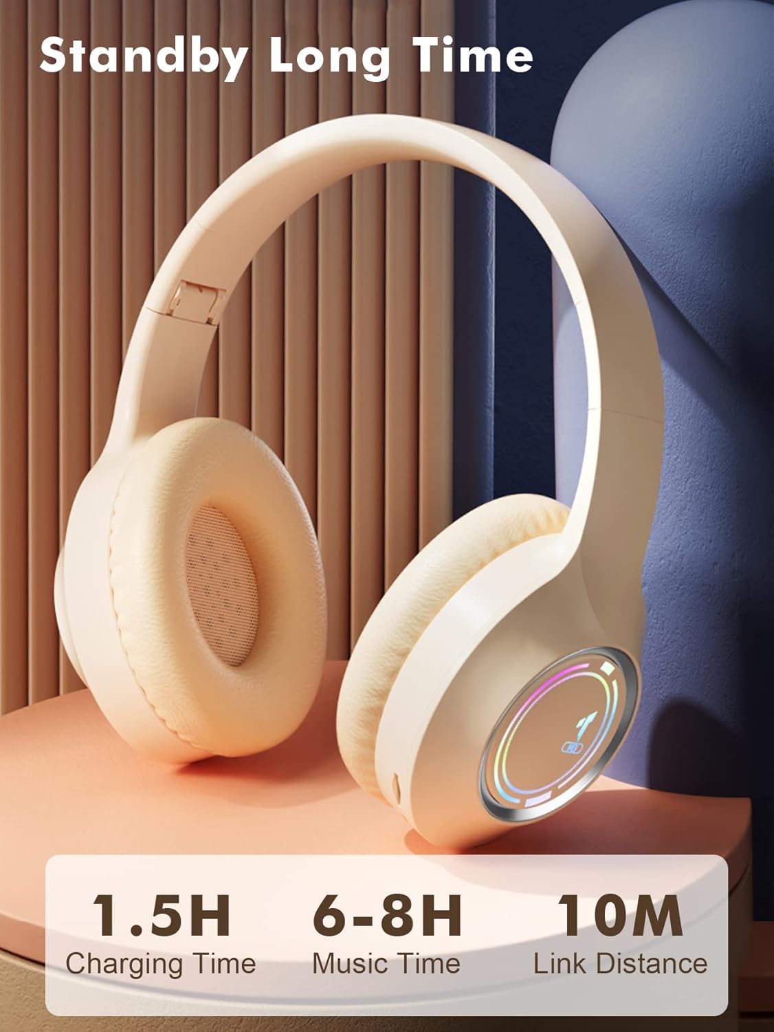 SPRISE M3 Light Emitting Bluetooth Headset Folding Led Card Wireless ...