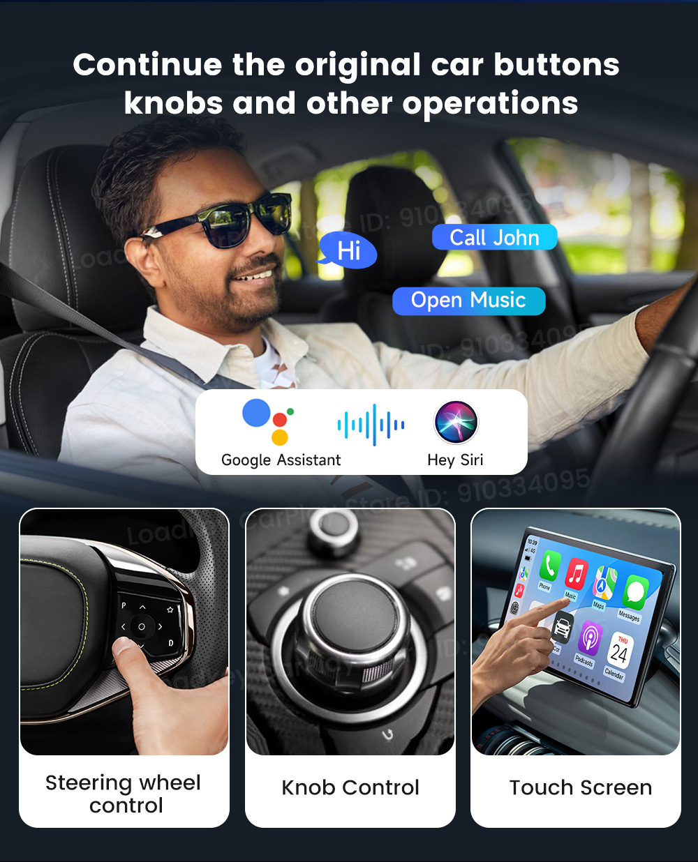Carlinkit Android 15 AI Box Ultra 8+256G Wireless Carplay Car Streaming ...