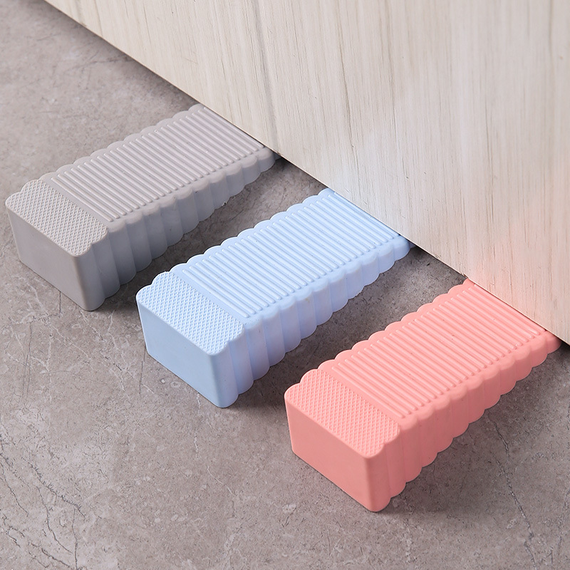 Creative Triangle Door Stopper Rubber Wedge for Home and Office Safety ...