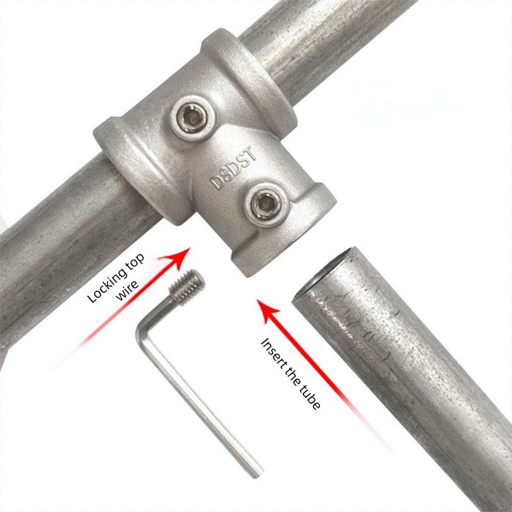 AOPHEKM Pipe Fitting Connector, 1\2''/3\4"/1'' Circular Frame Fasteners ...