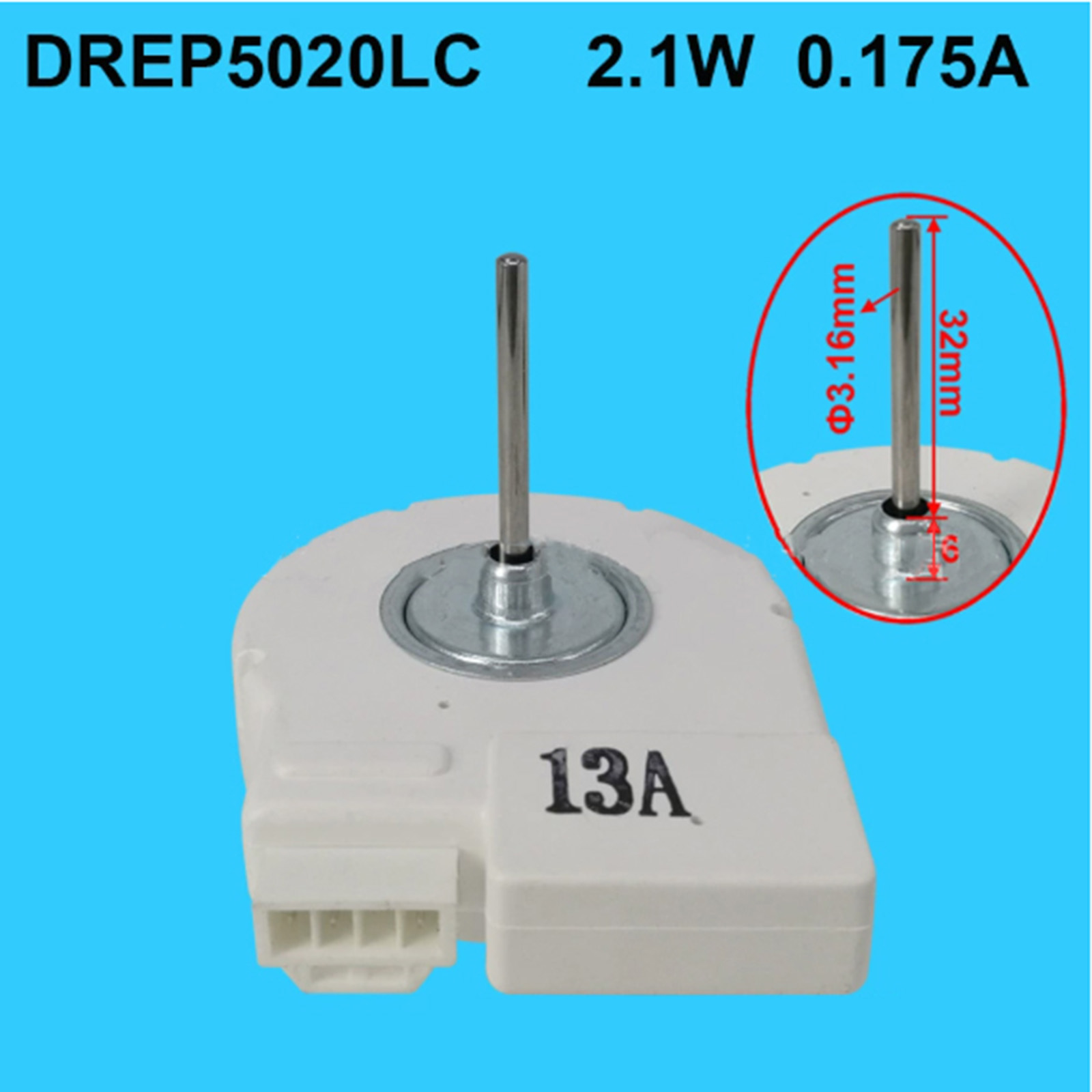 Double Door Refrigerator Fan Motor DC Cooling Fan Motor Accessories for ...