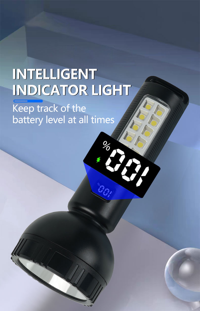 Handheld Searchlight - High-Power LED Dual Beam Flashlight for ...