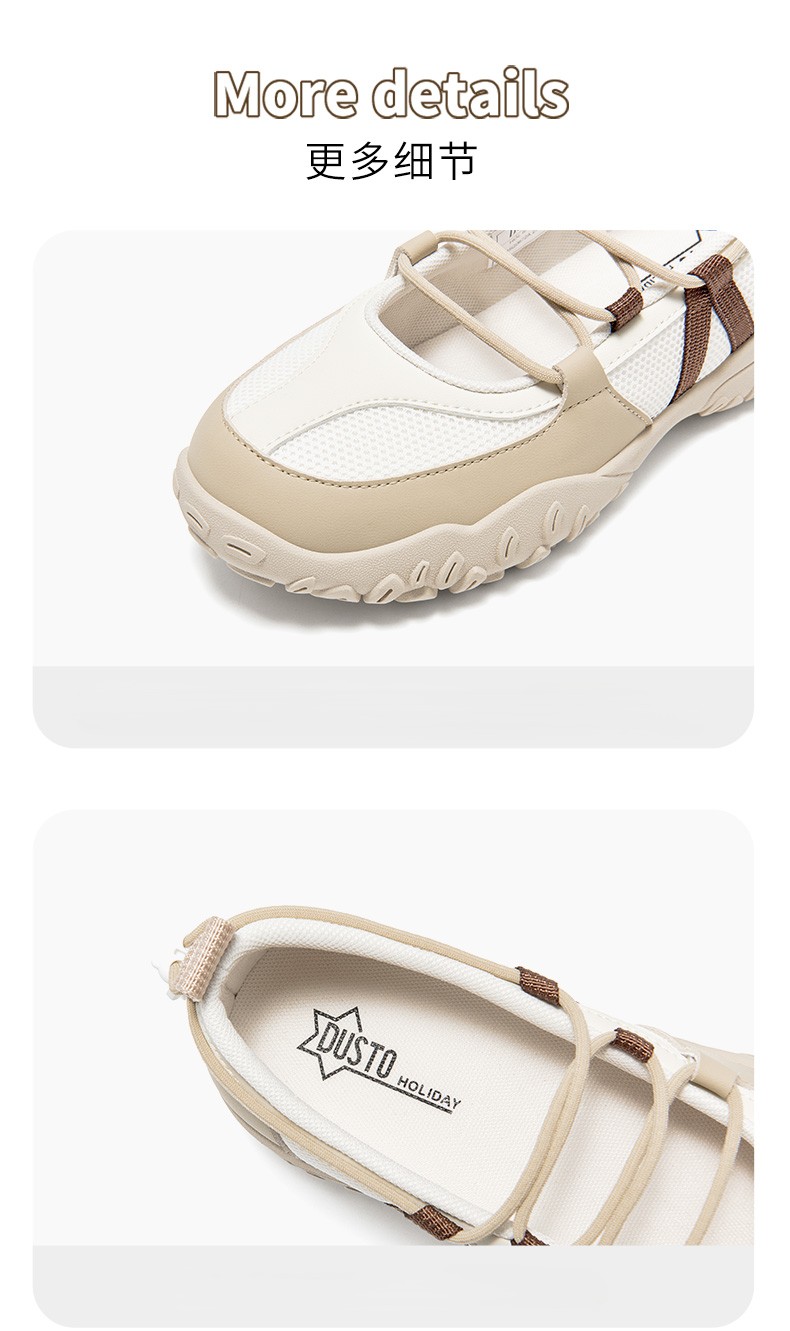 Dusto Flat Ballet Shoes - Breathable Soft-Soled Autumn Casual Women's ...