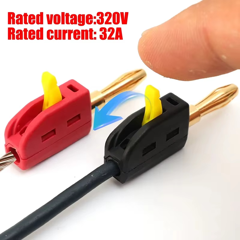Portable 10PCS 32A Quick Connection 4mm Banana Plug High Current Quick ...
