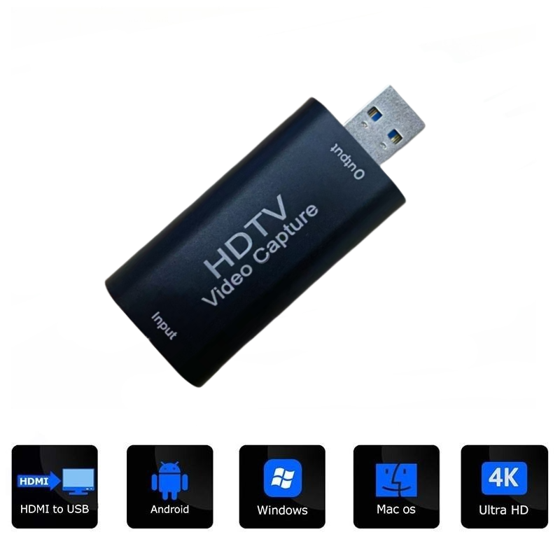USB HDMI Capture Card with Bluetooth ARGB Hub PC Power Button 1080P ...