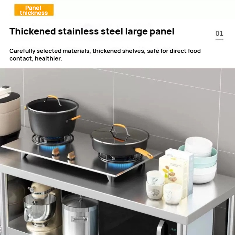 Kitchen Stove Rack Gas Rak cabinet dapur rak dapur gas 304 Stainless ...