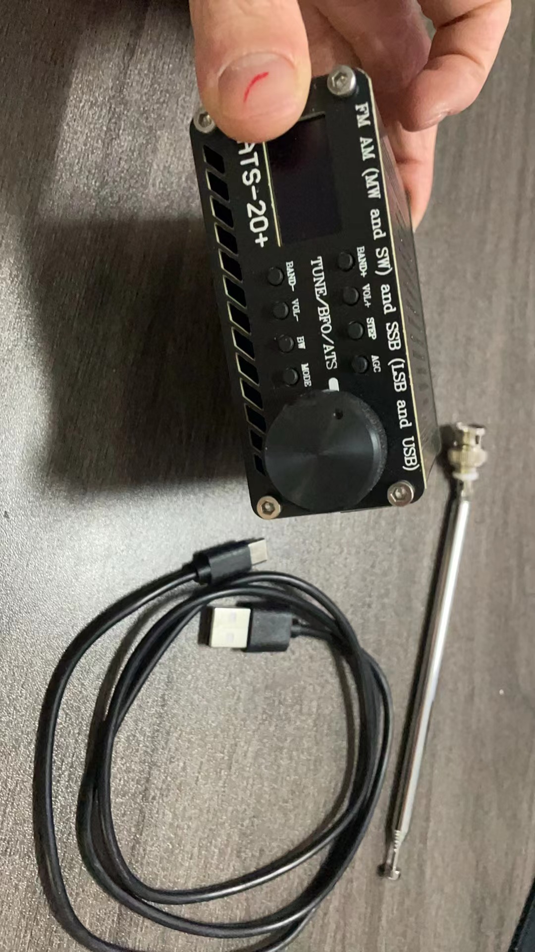 Latest New ATS-20+ Plus ATS20 V2 SI4732 Radio Receiver DSP SDR Receiver ...