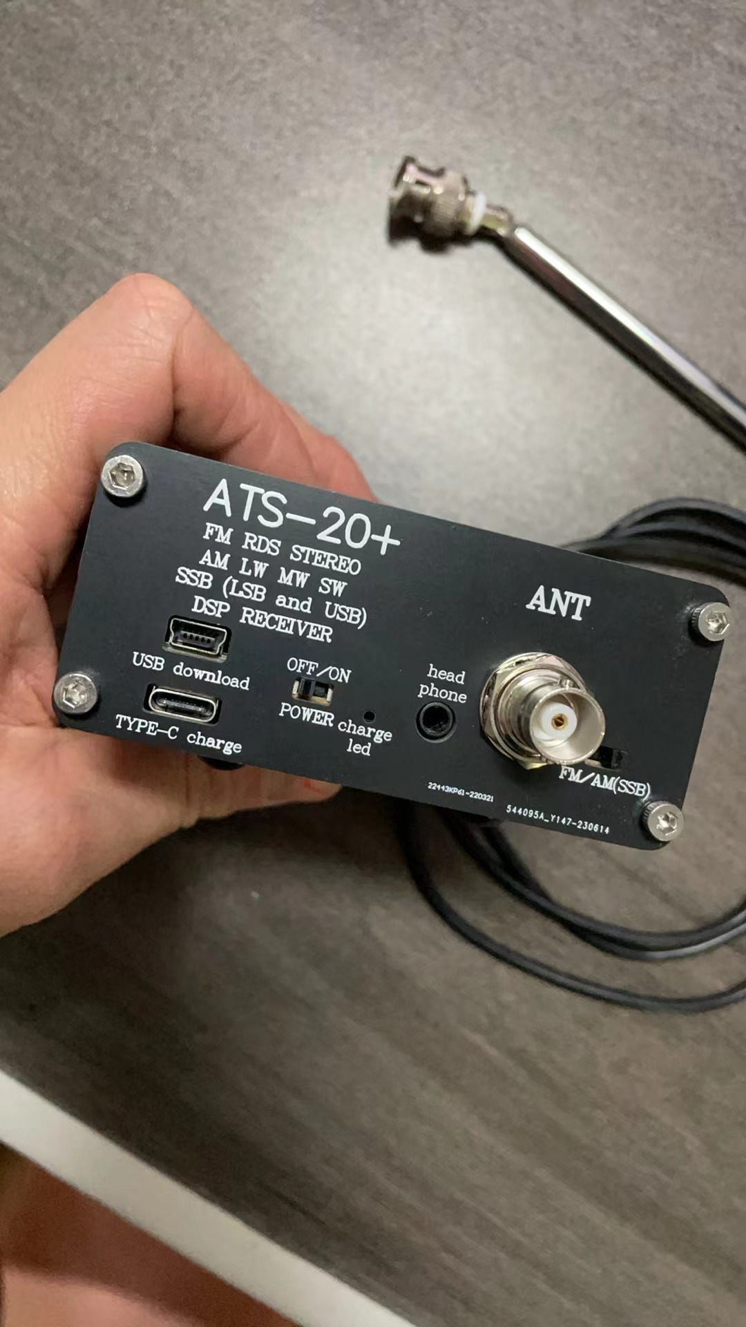 Latest New ATS-20+ Plus ATS20 V2 SI4732 Radio Receiver DSP SDR Receiver ...