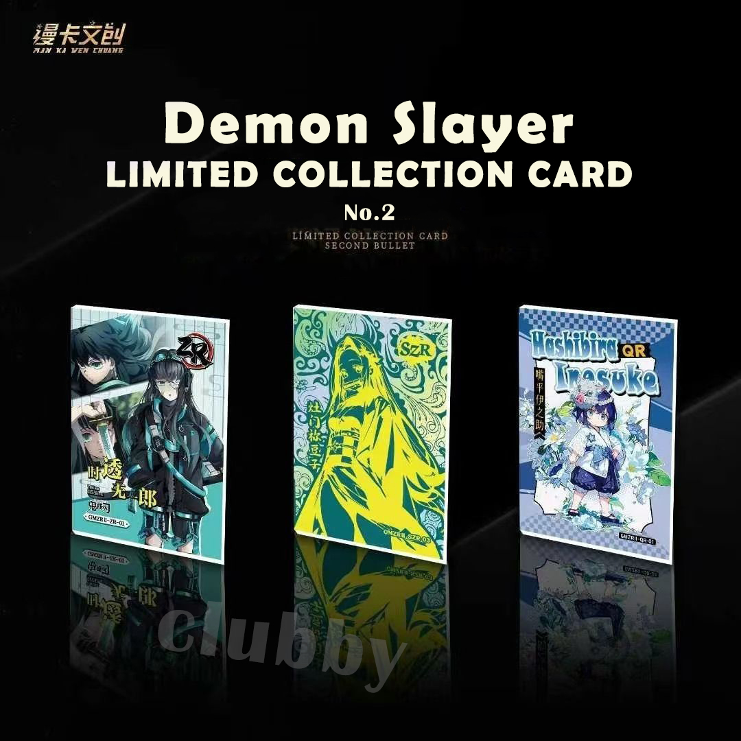 Demon Slayer Card Pack Akaza Nezuko Rare ZR/SZR/QR kad game Kimetsu no ...