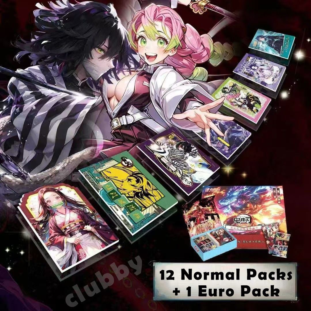 Demon Slayer Card Pack Akaza Nezuko Rare ZR/SZR/QR kad game Kimetsu no ...