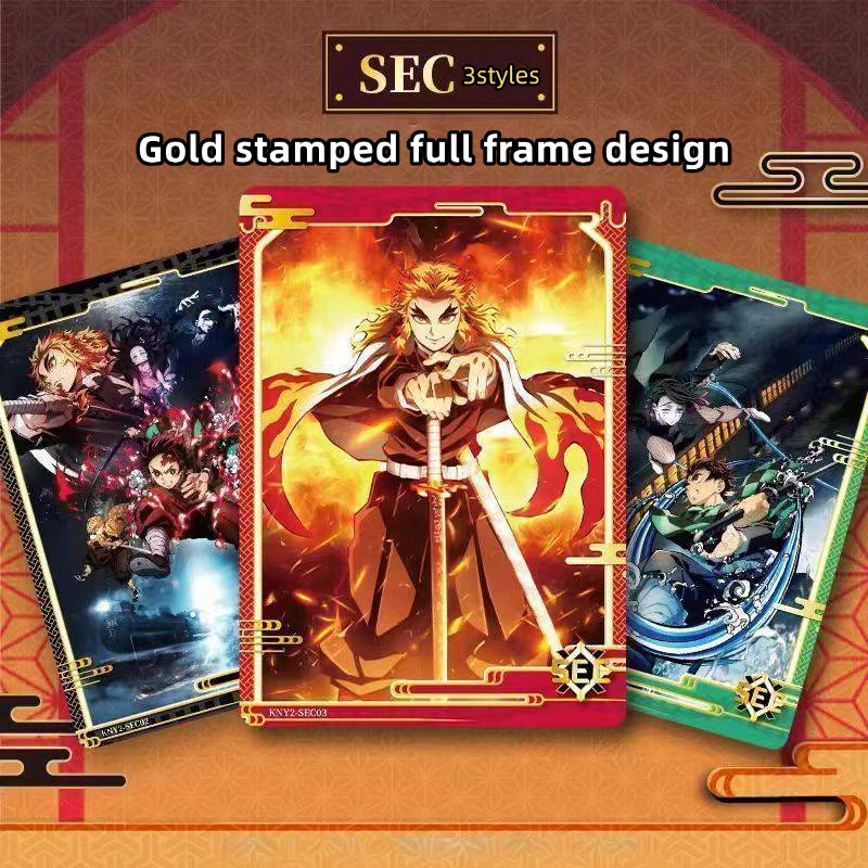Demon Slayer hard card booster box Akaza Shinobu rare GSP/UR/CR kad ...