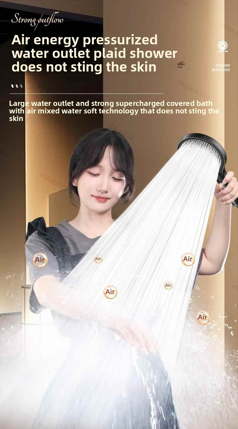 (1 year warranty) Hand Shower Bathroom Package 15cm High Pressure ...