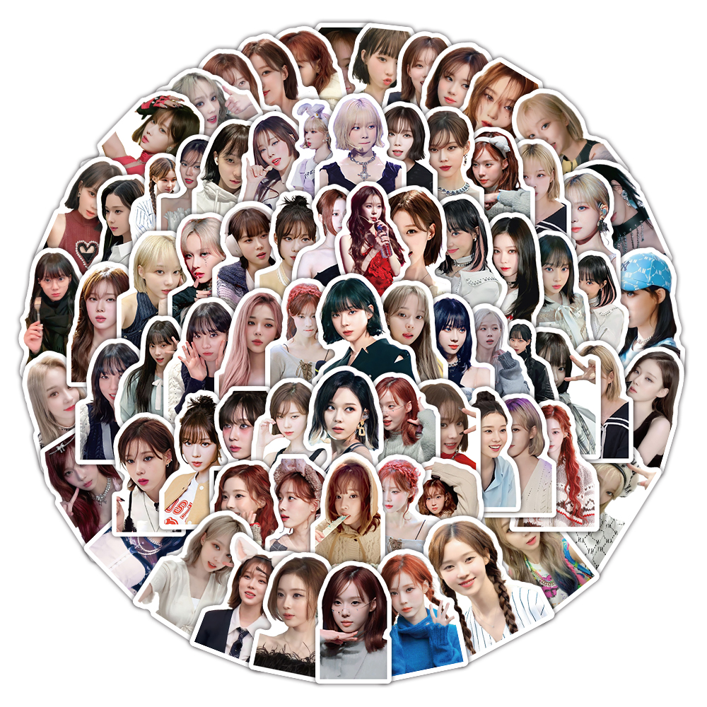 103pcs Korean K-pop Idol Kim Minjeong Sticker Decorative Phone Water ...