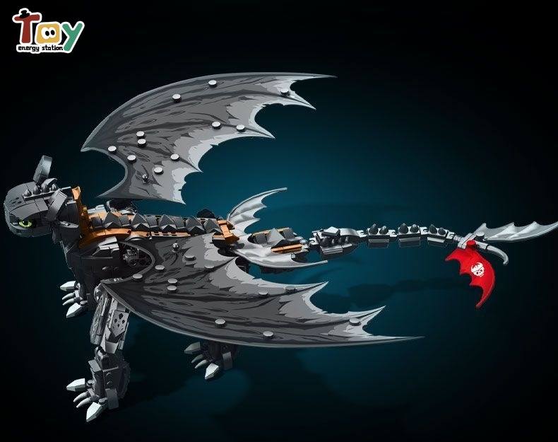 Toothless Building Blocks Assembly Toys How To Train Your Dragon ...