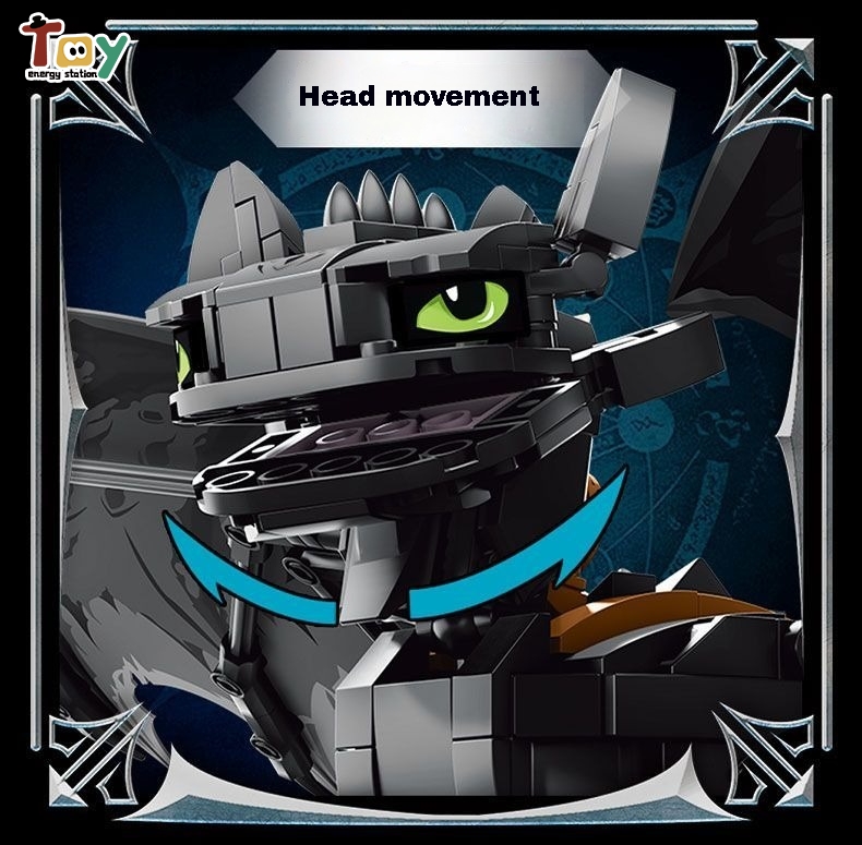 Toothless Building Blocks Assembly Toys How To Train Your Dragon ...