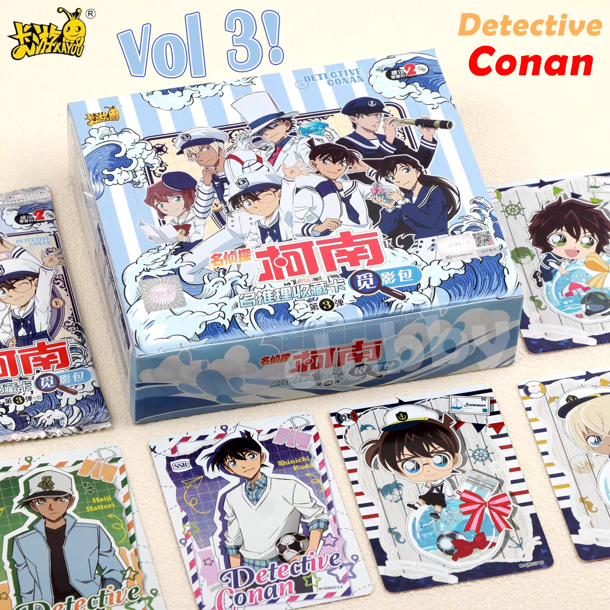 Detective Conan card pack kaito kid Shinichi Rare UR/GR/SSR kad fan ...