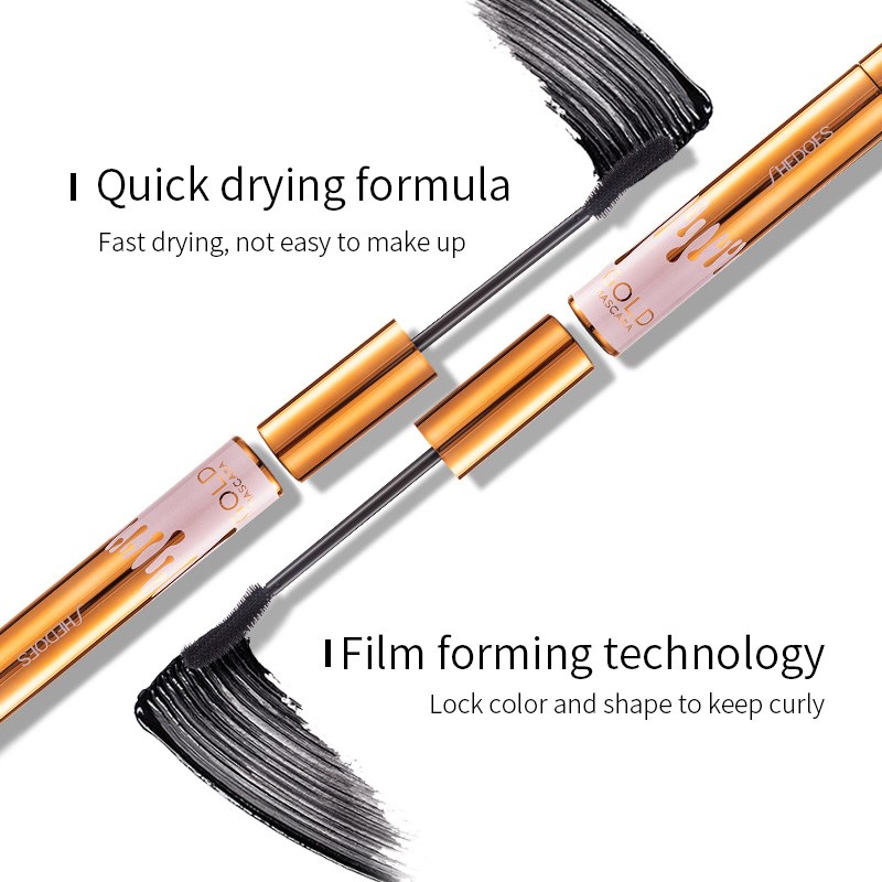 She does mascara, a long-lasting, anti-smudge, lengthening, curling ...