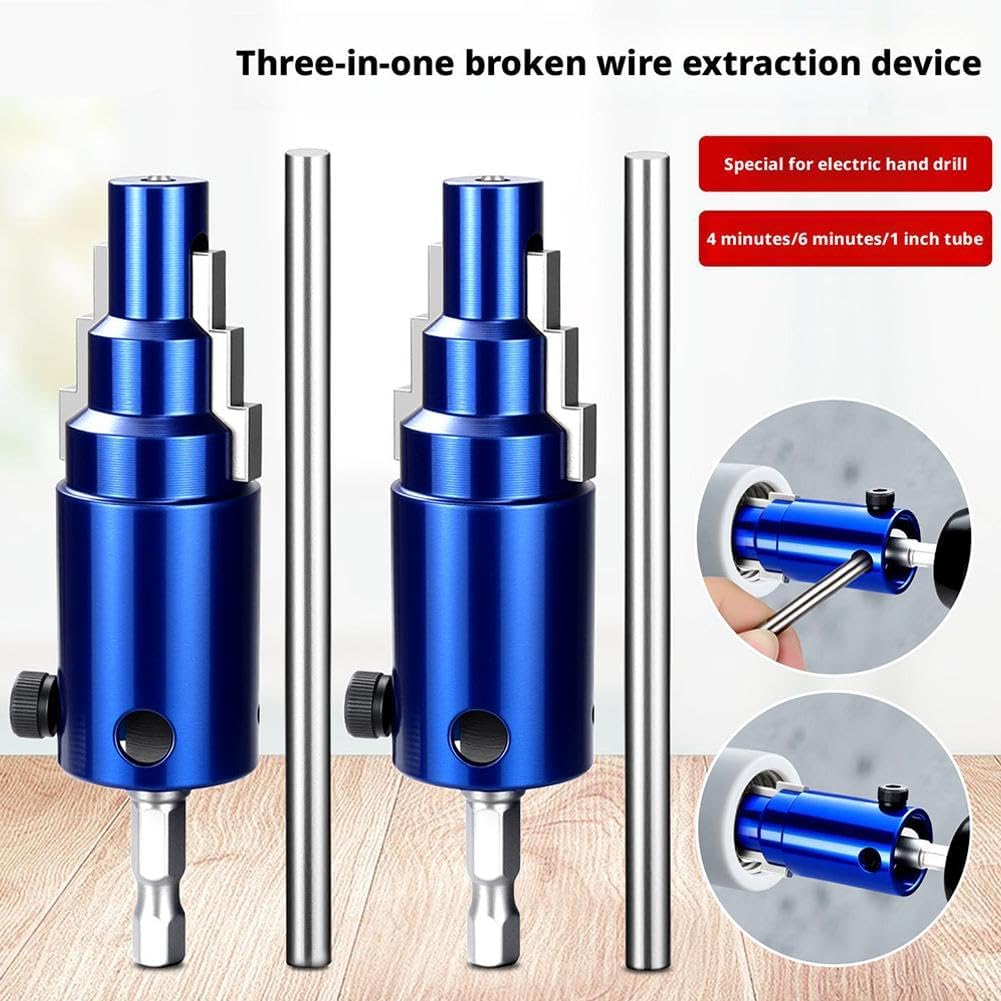 One Piece 3 In 1 Electric Drill Manual Broken Valve Thread Extractor ...