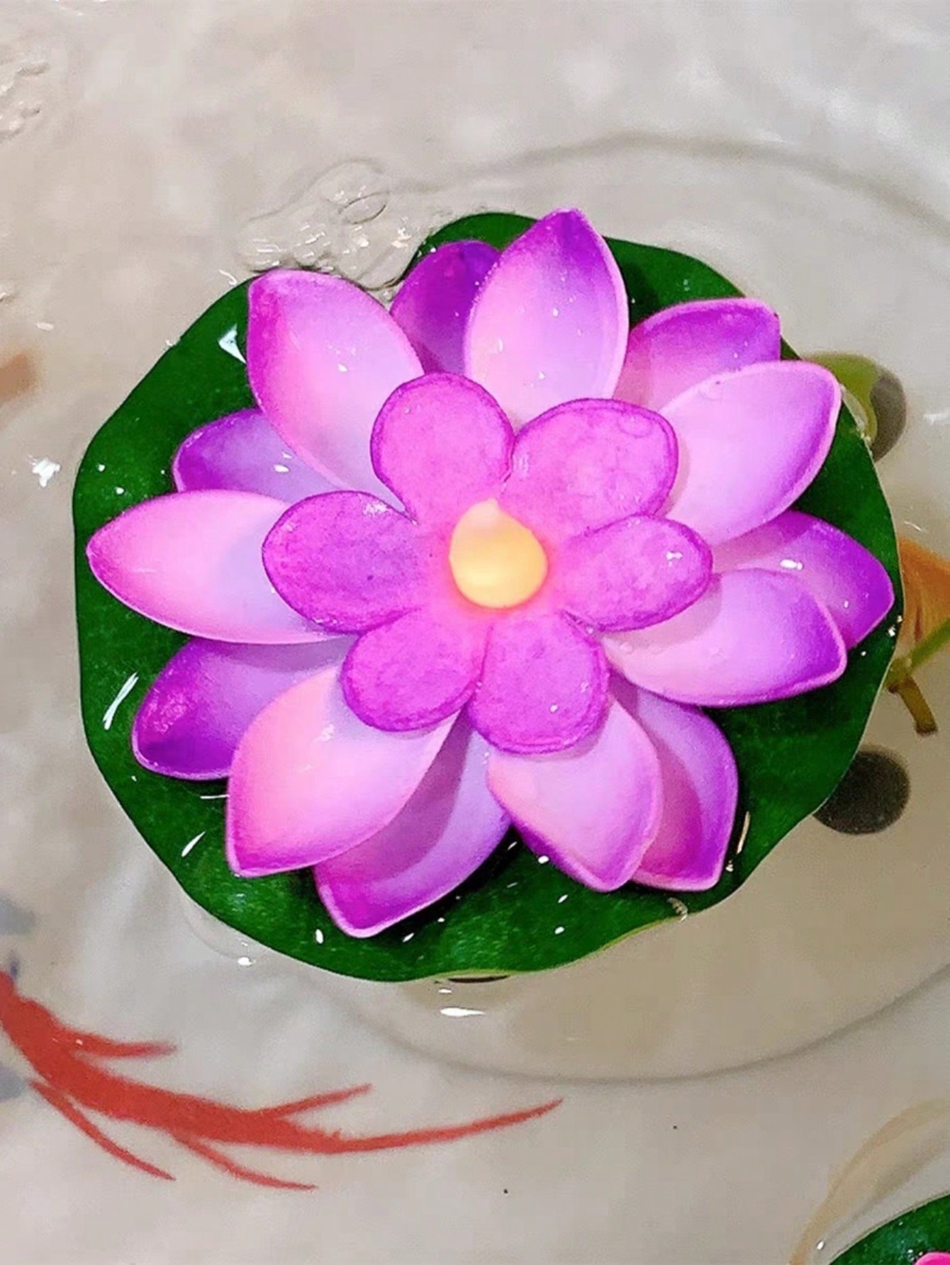 Diwali Floating Water Lotus Lamp Deepavali Floating Induction ...