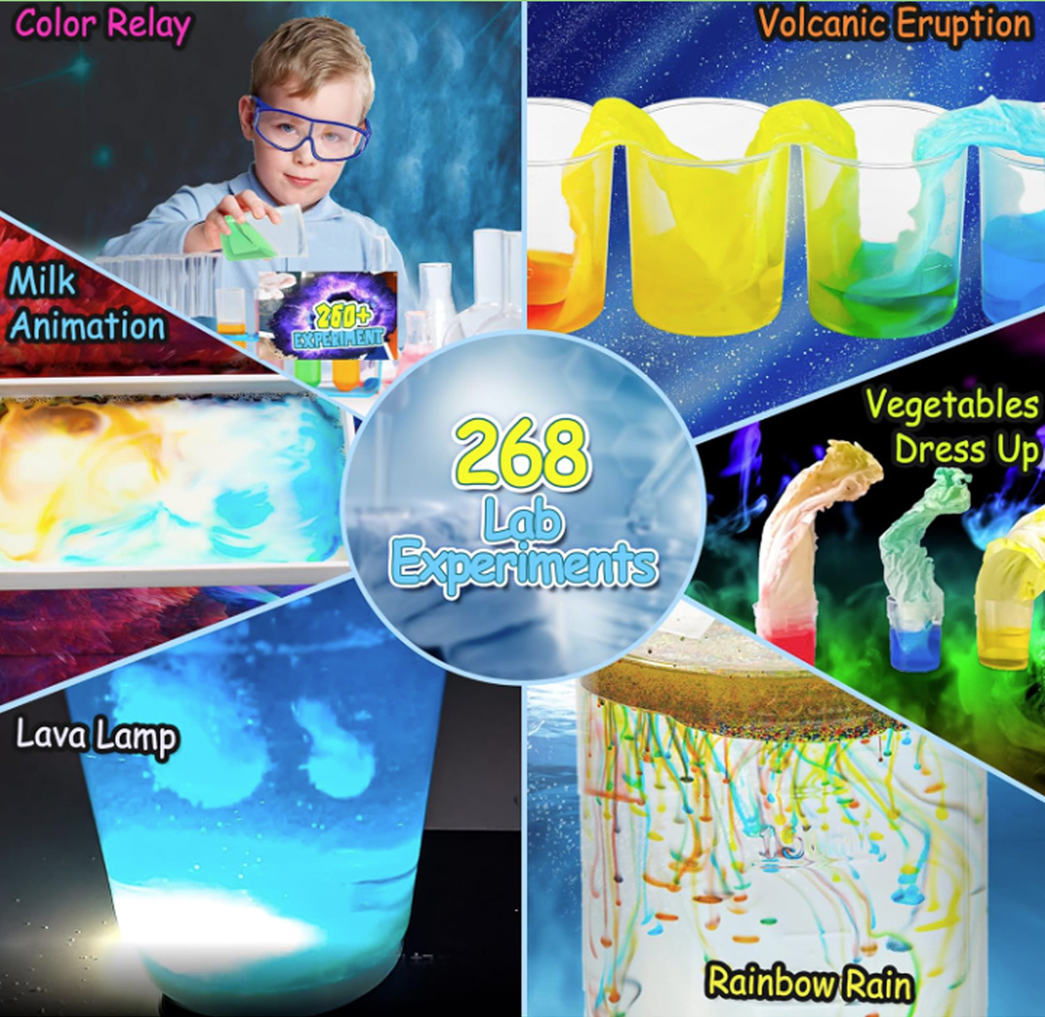 268/150 science experiment kit science toy set experiment kit for kids ...