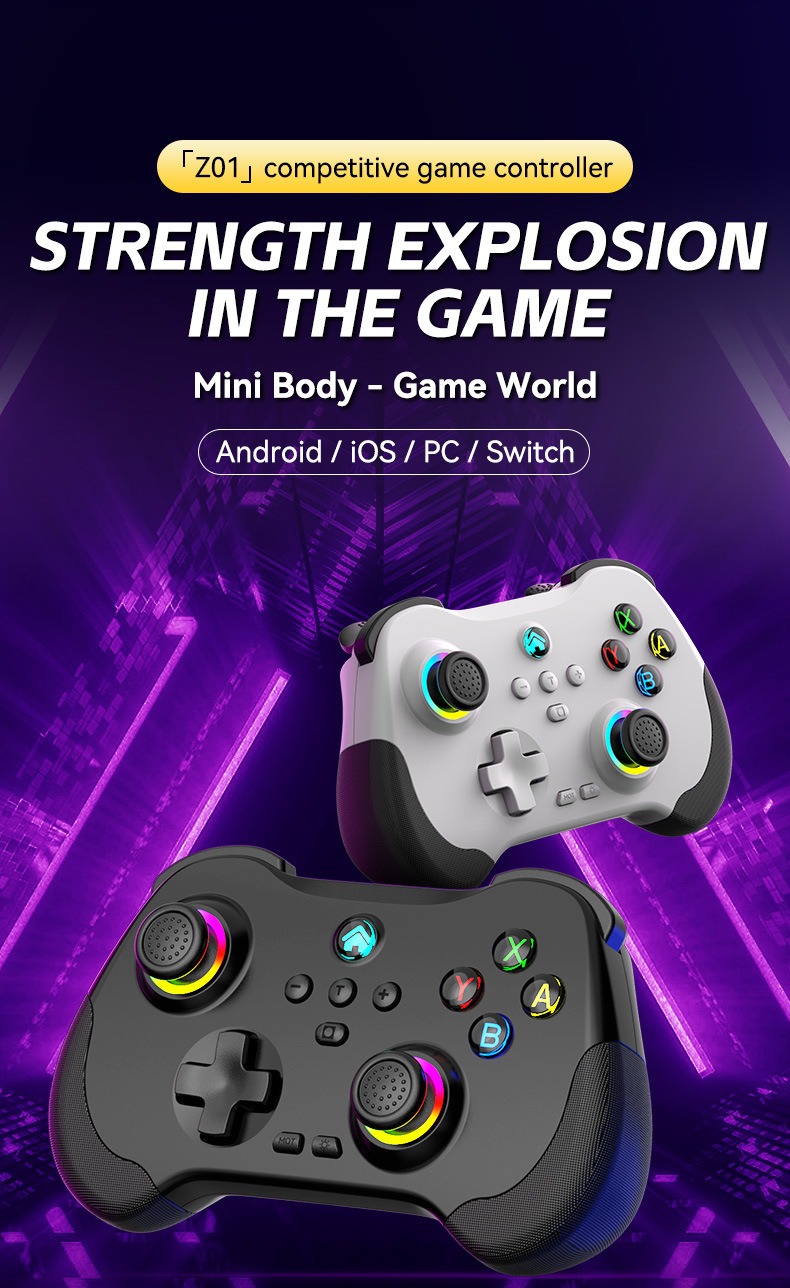 Wireless Mini Dual Hall Gamepad PC Game Controller for ROG Ally PC ...